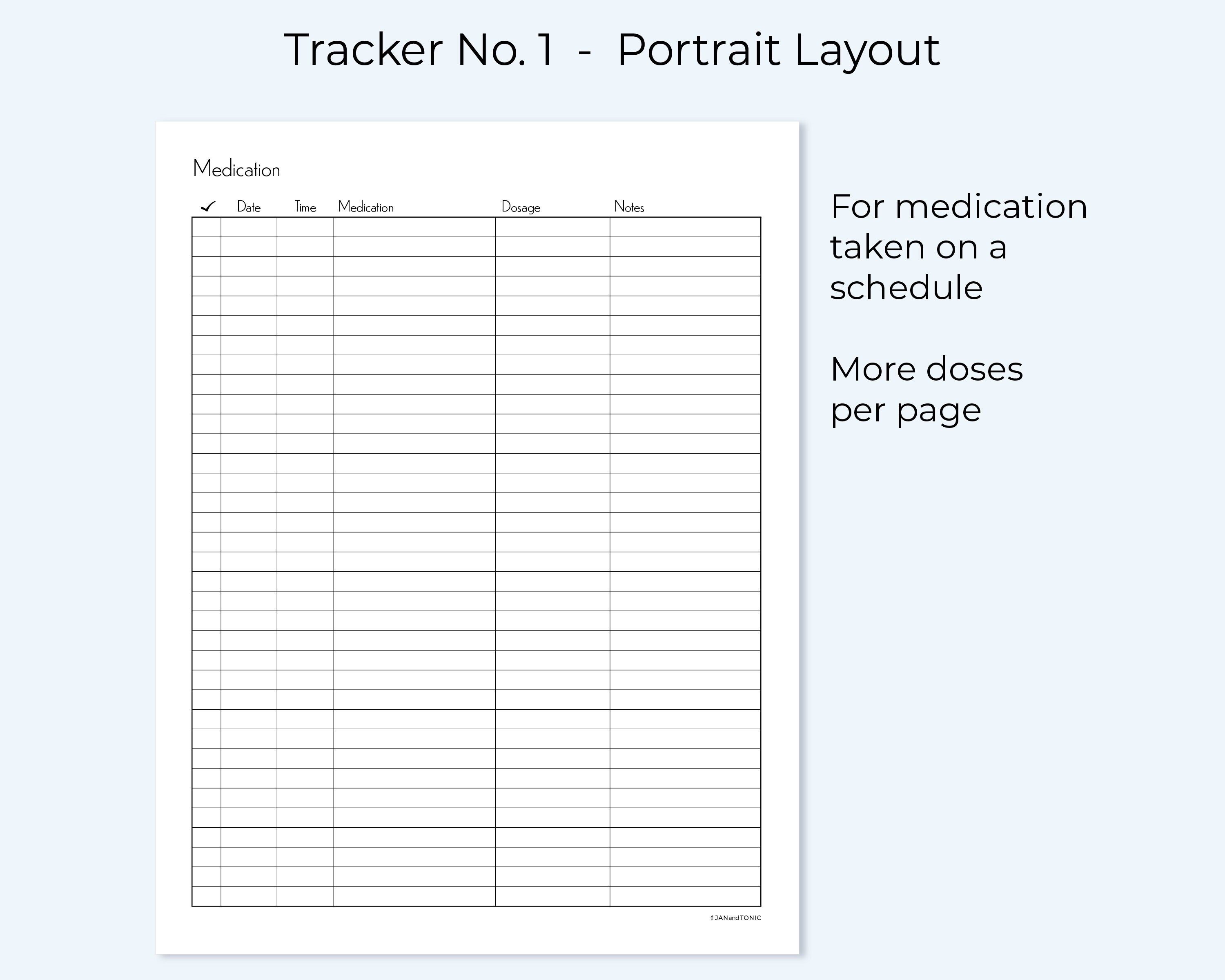 Medication Log, Printable Medicine Tracker, Medication Schedule ...