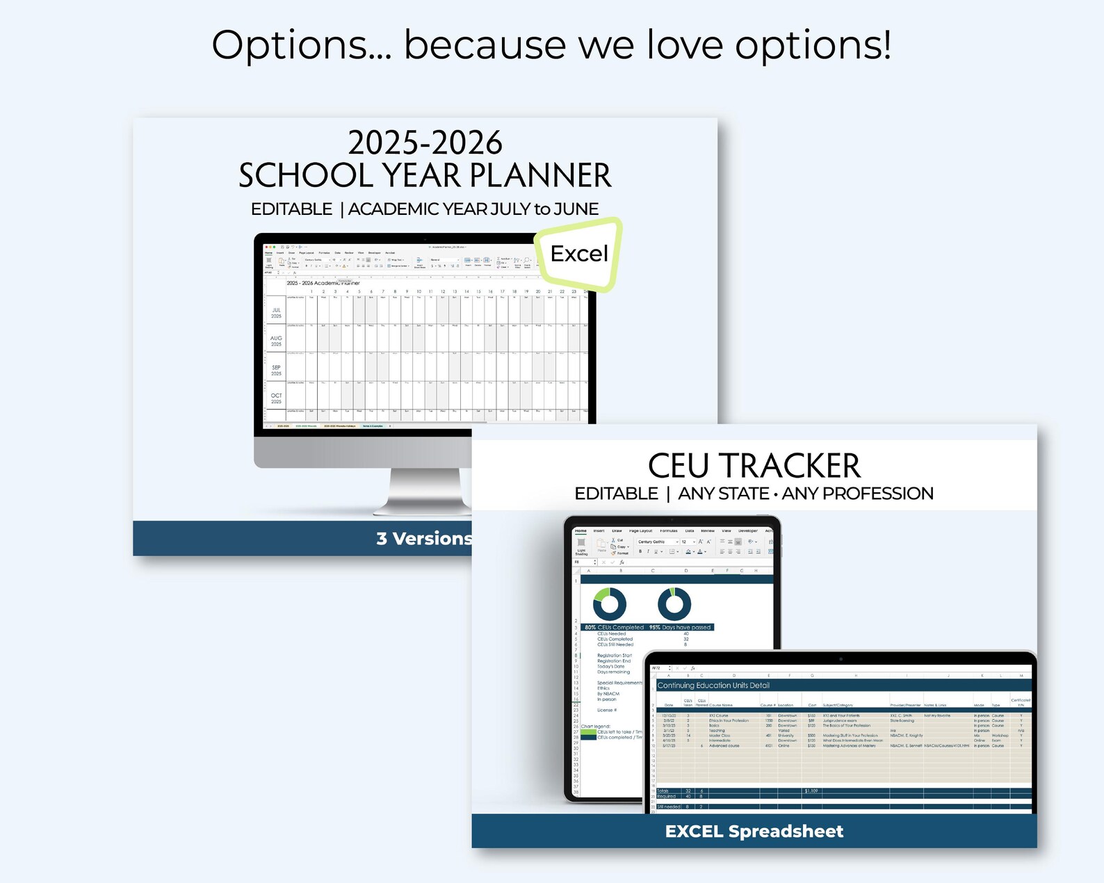 Academic Planner, 2025-2026 School Year Printable, Midyear Calendar ...