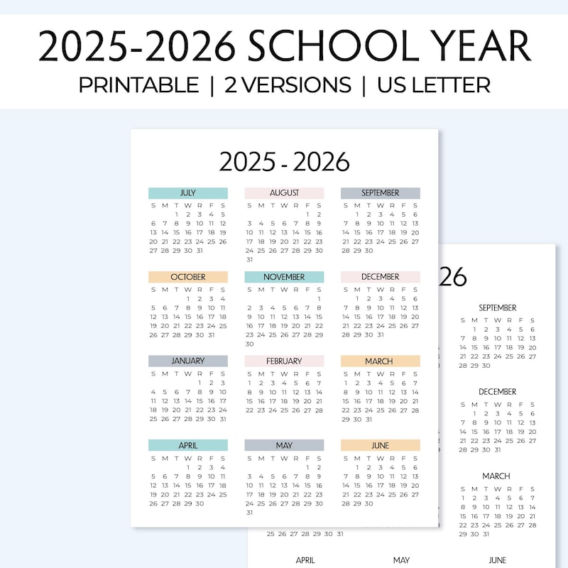 Collins Middle School Calendar 25 26 - Etsy Canada