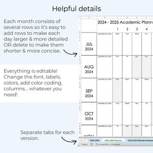 2024-2025 School Calendar, Academic Year 24-25, Homeschooling, Teacher ...