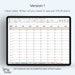 Year Planner Excel Spreadsheet, Family, School, Professional, Travel ...