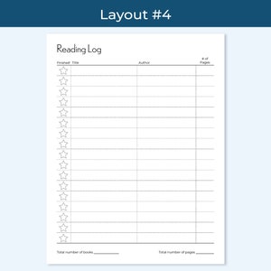 Reading Log Printable, Books to Read, Book Tracker, Reading List for ...
