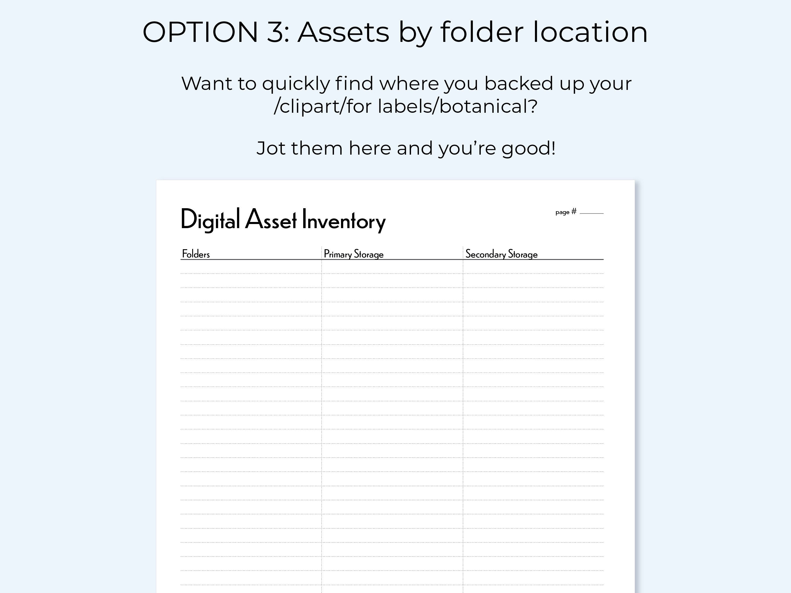 Inventory Tracking Sheets for Digital Assets Seller - Etsy