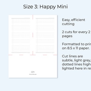 Printable Lined Pages, Happy Planner Classic, Skinny Classic, Mini, Big ...