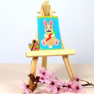 Pattern Painters Palette Brick Stitch, Beading, Rainbow Colors, English Language, Miyuki Delicas ...