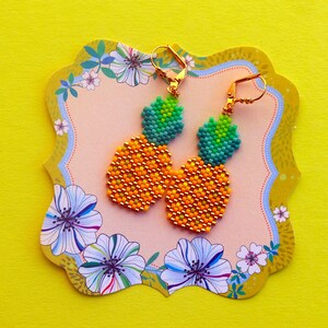 Pattern, Diagram Pineapple Patchwork, Beading, Miyuki Beads, Peyote, Brick Stitch, Word Chart ...