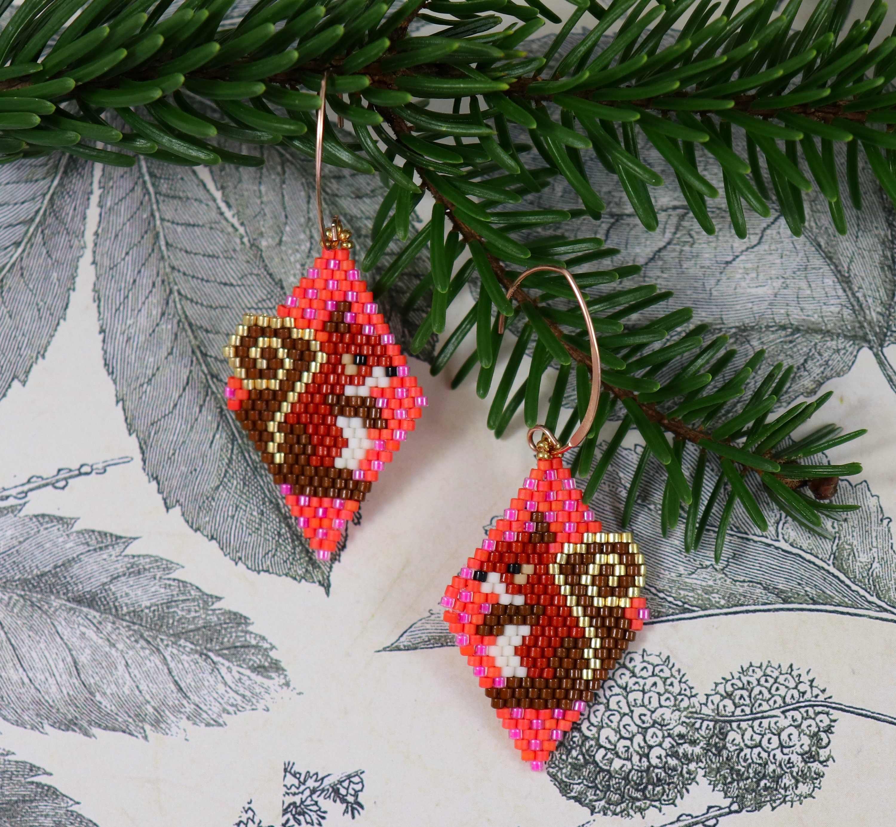 Pattern, Pattern, Diagram "scarlett Squirrel", Cute Squirrels, Beading ...