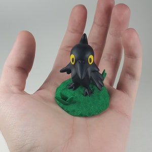 Corven - Raven Monster Dnd Miniature Hand Sculpted Polymer Clay ...