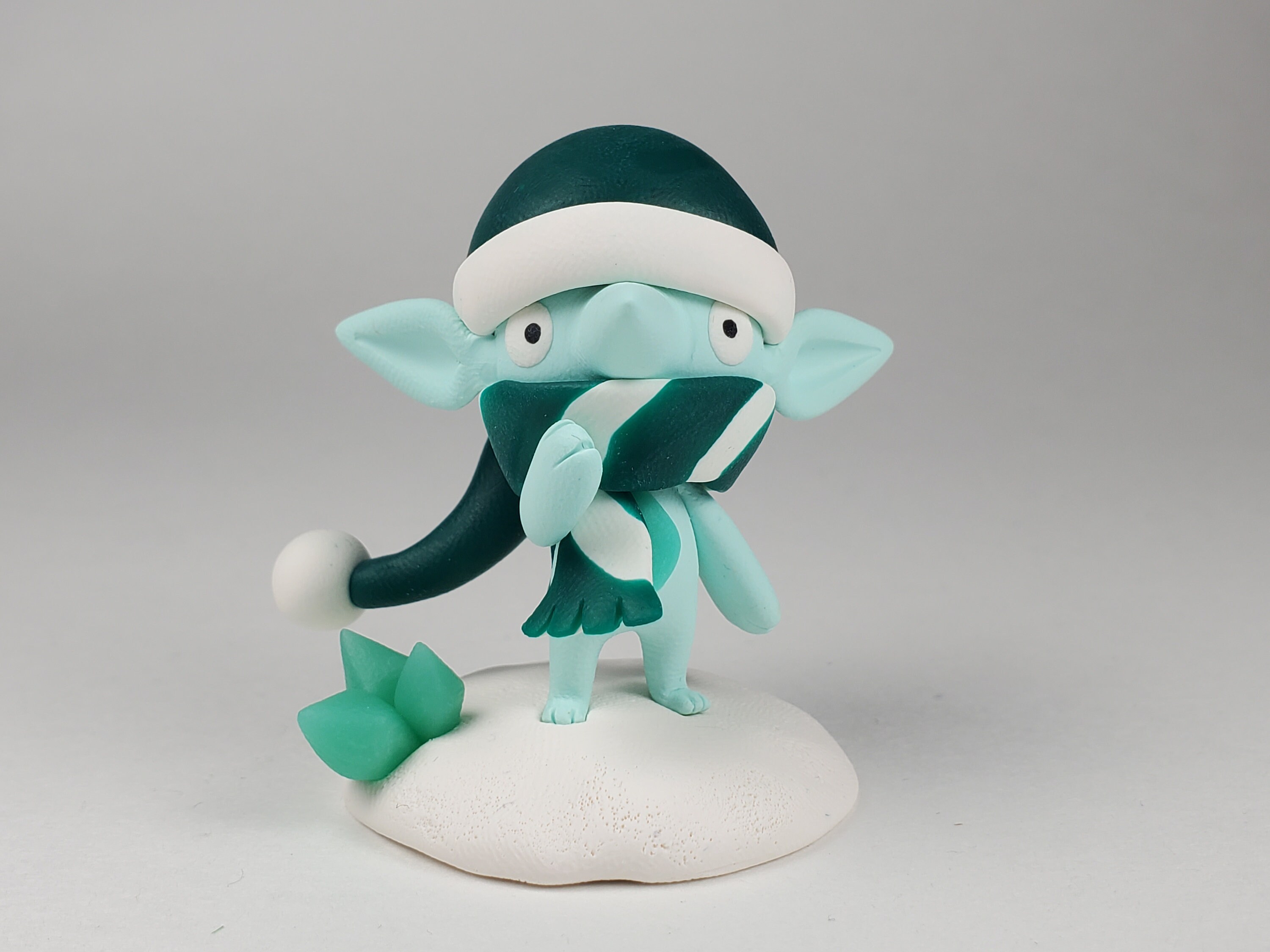 Polar Goblin Claydroid Winter Collection Snow Ice Goblin Polymer Clay ...