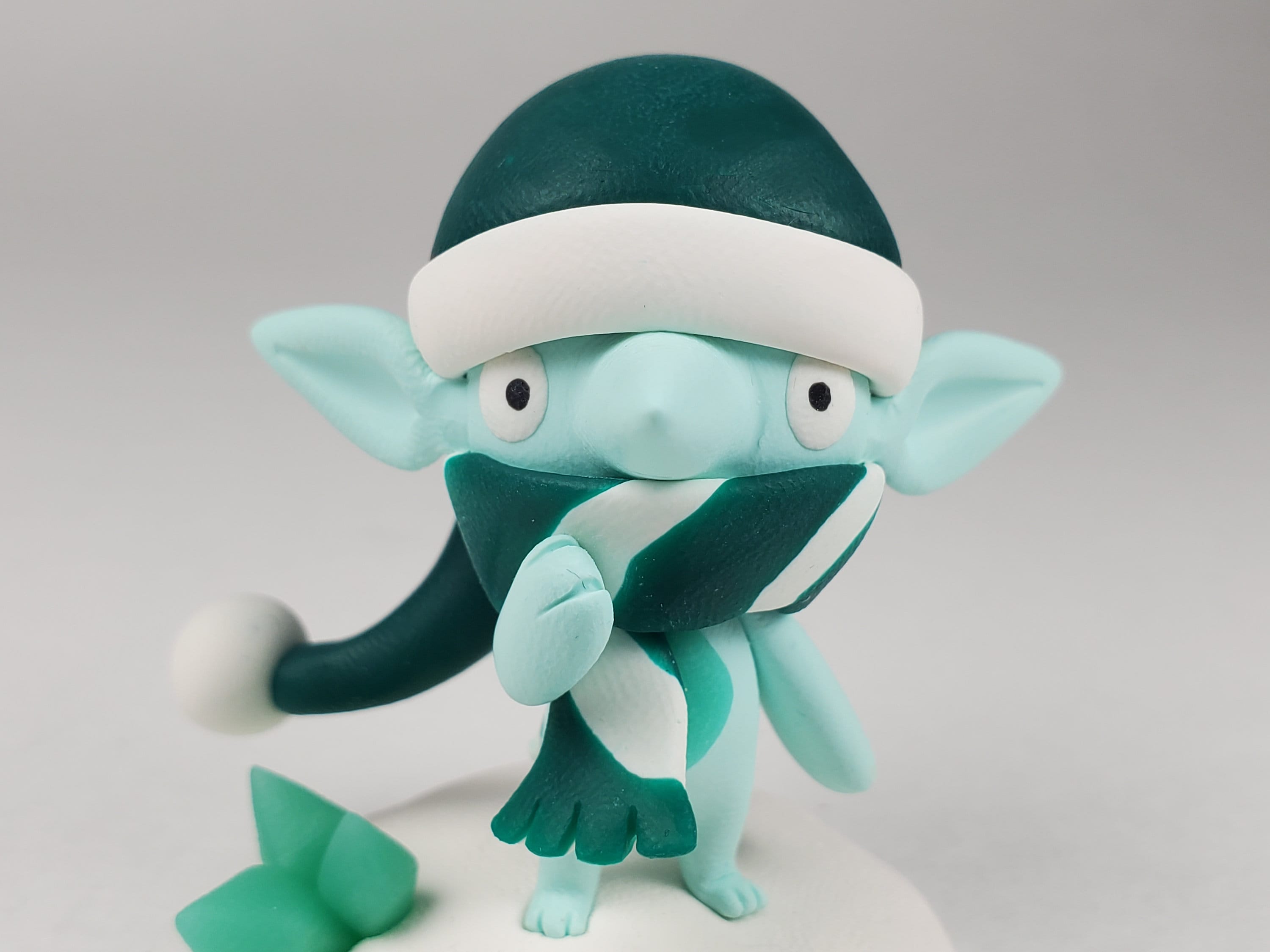 Polar Goblin - Claydroid Winter Collection - Snow Ice Goblin Polymer ...