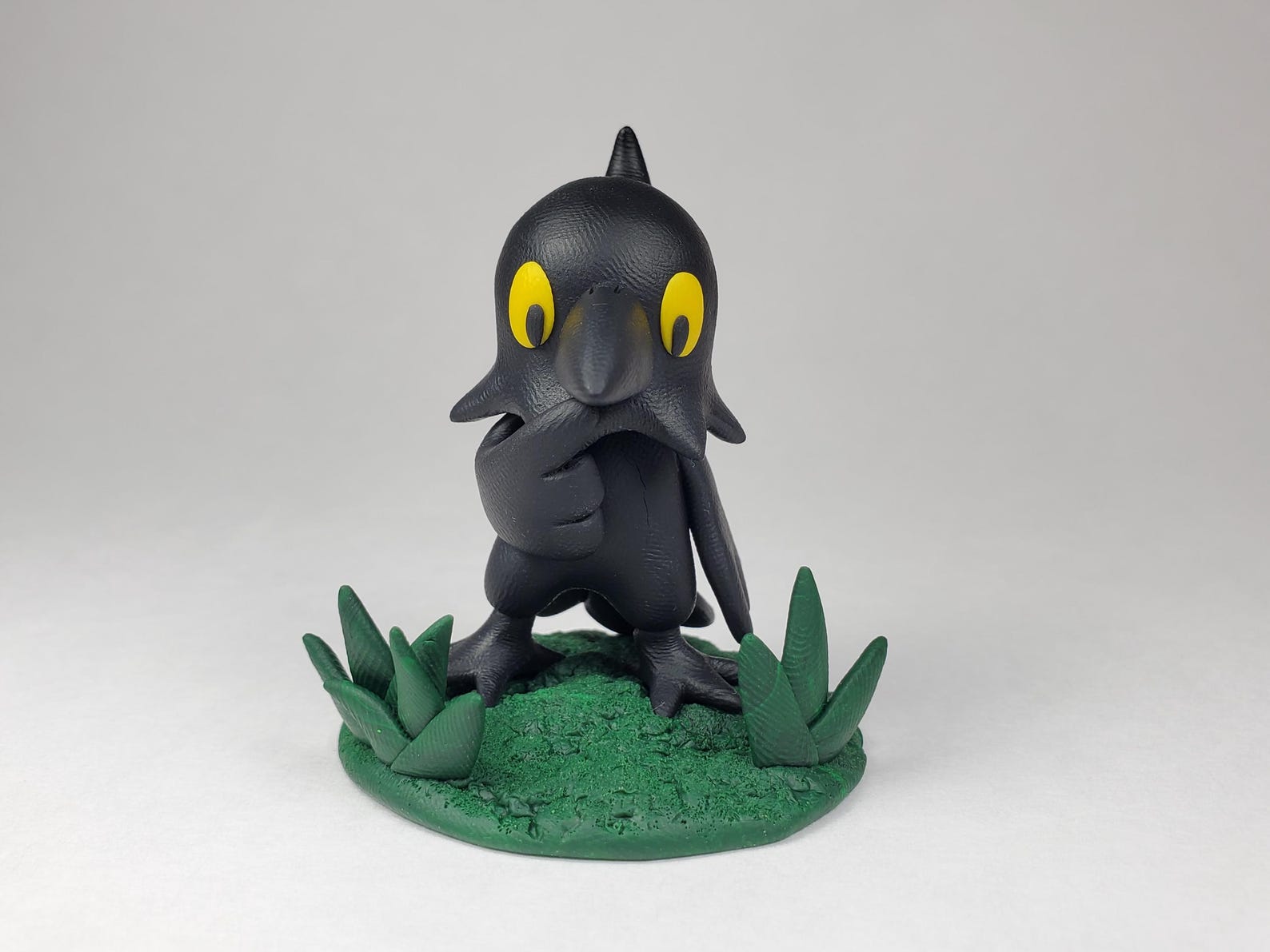 Corven - Raven Monster Dnd Miniature Hand Sculpted Polymer Clay ...