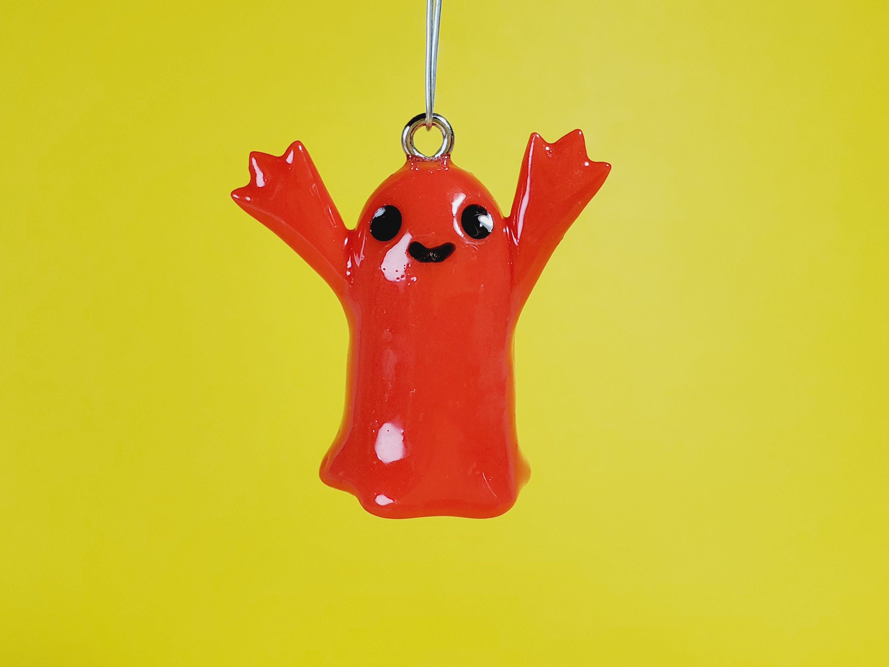 Chibi Happy DnD slime monster polímero arcilla llavero /collar | Etsy
