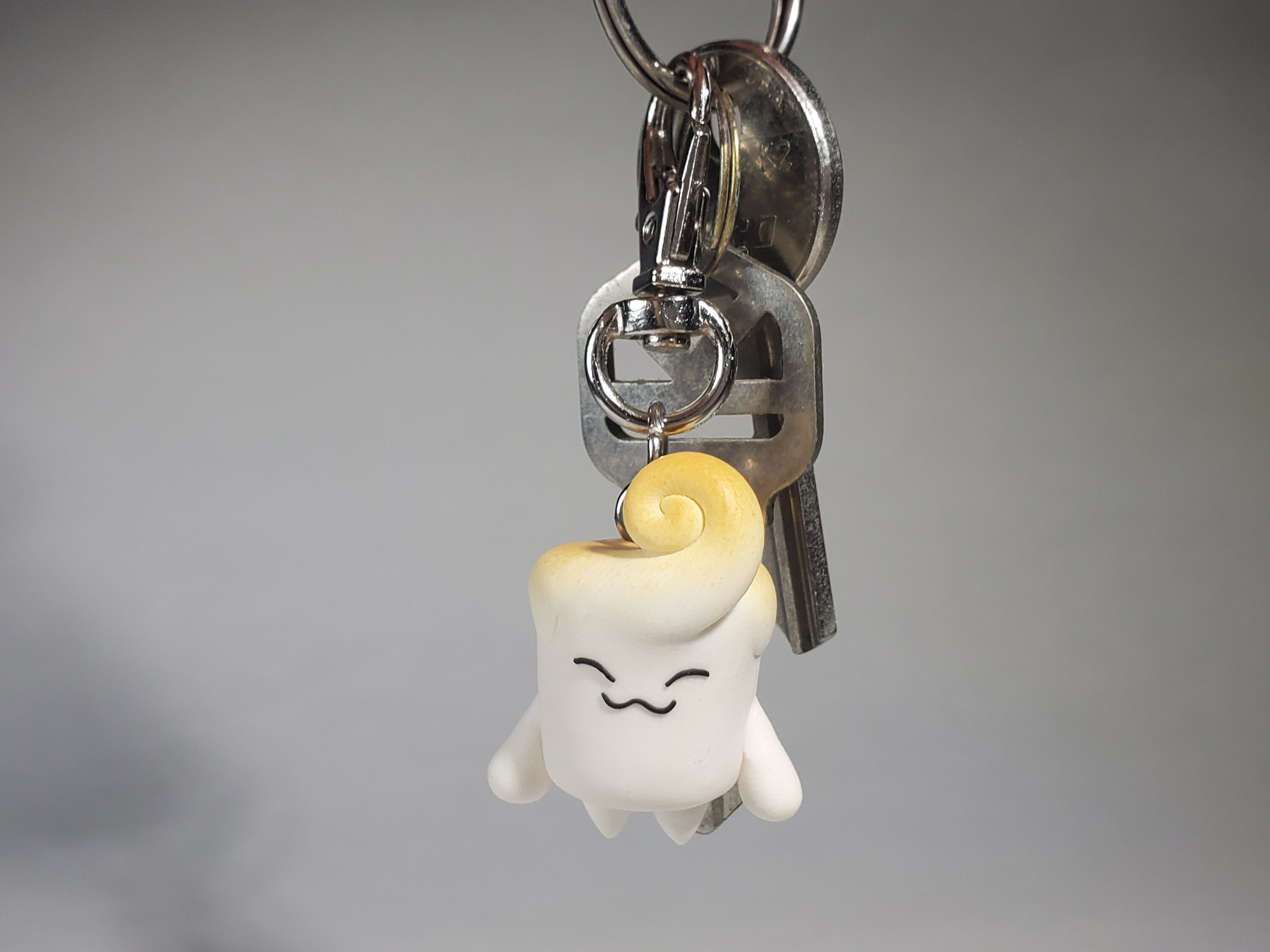 Collectible Polymer Clay Figurine Key Chain Charm Marshimomo - Etsy