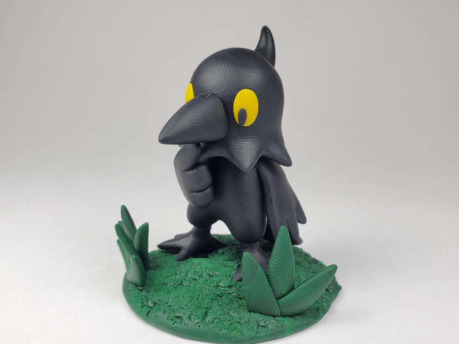 Corven - Raven Monster Dnd Miniature Hand Sculpted Polymer Clay ...