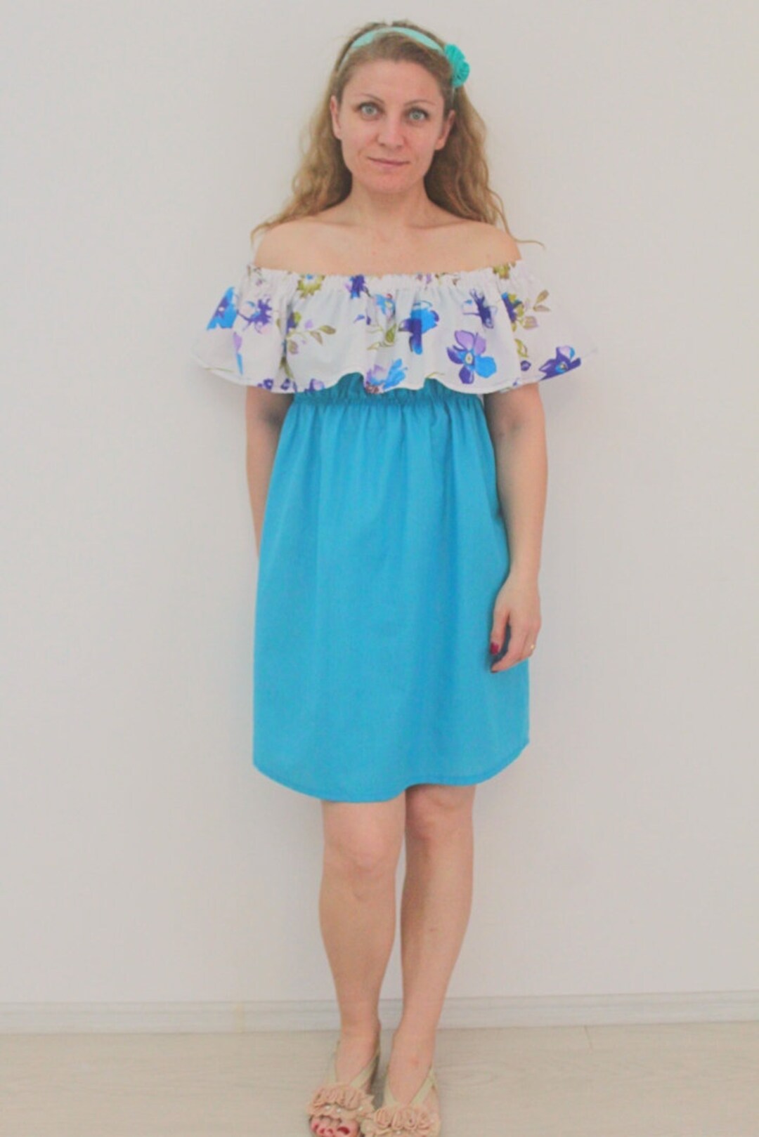 Off the Shoulder Dress Pattern, off Shoulder Dress Sewing Pattern, off ...