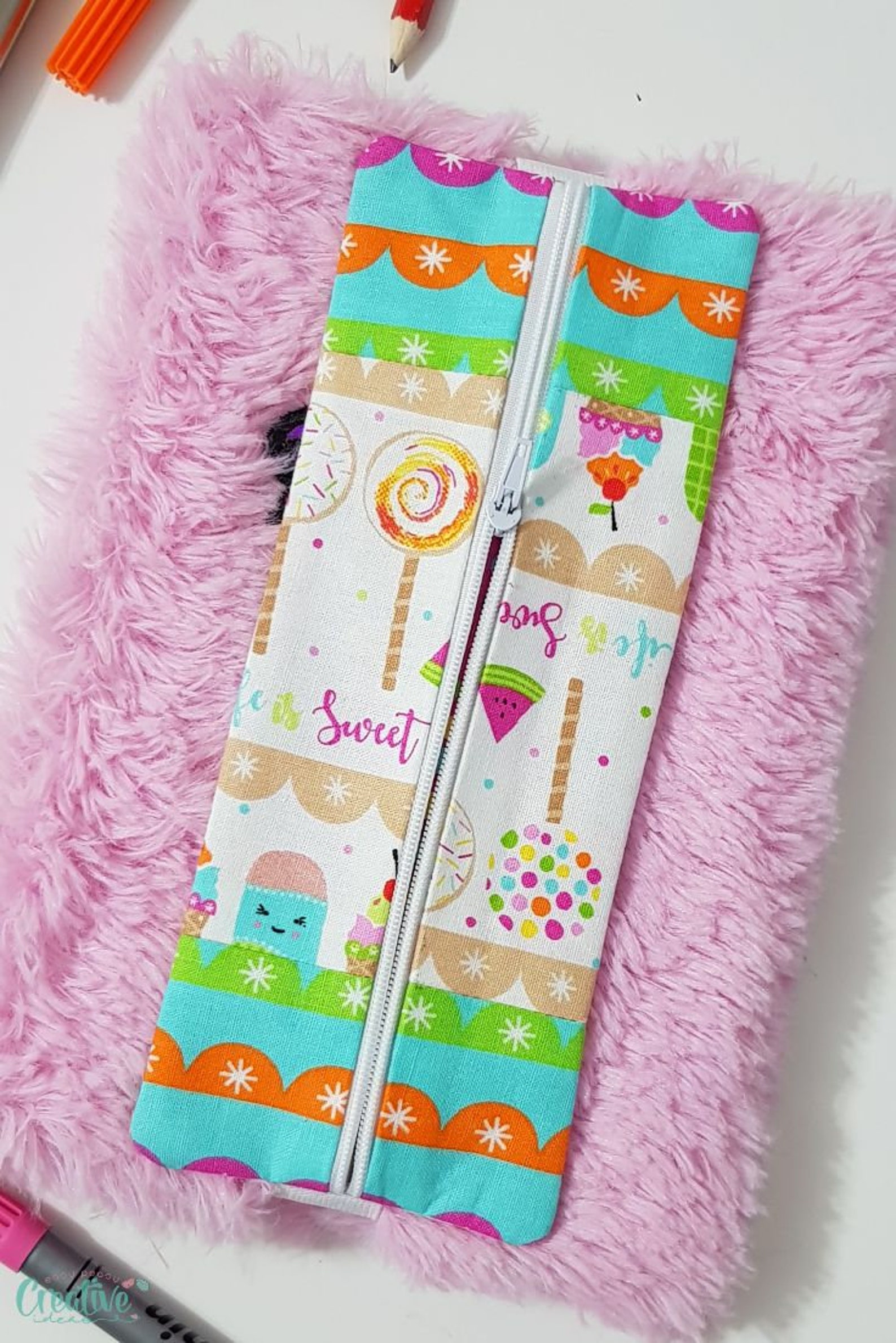 Notebook Pencil Holder Sewing Pattern, Elastic Pen Holder, Notebook ...