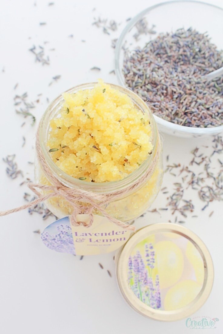 Lavender Lemon Hand Scrub Labels - Etsy
