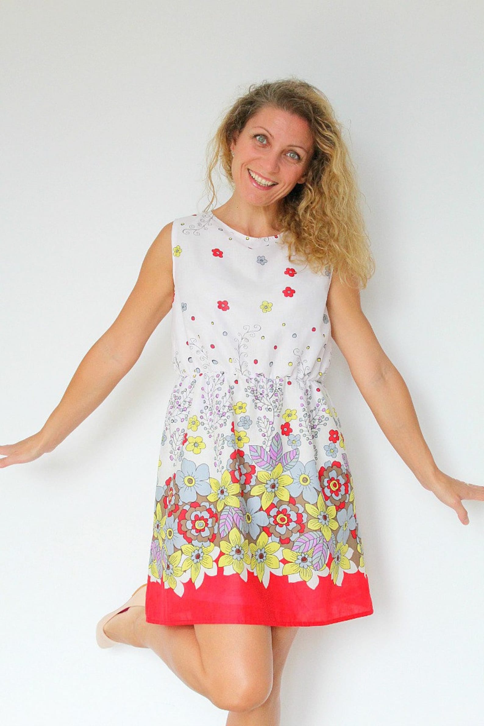 Simple Summer Dress Pattern for Women, Summer Dress Pattern, Womens ...