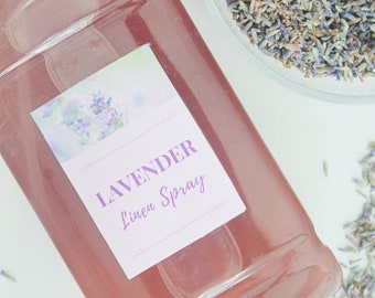 Linen Spray Label | Etsy