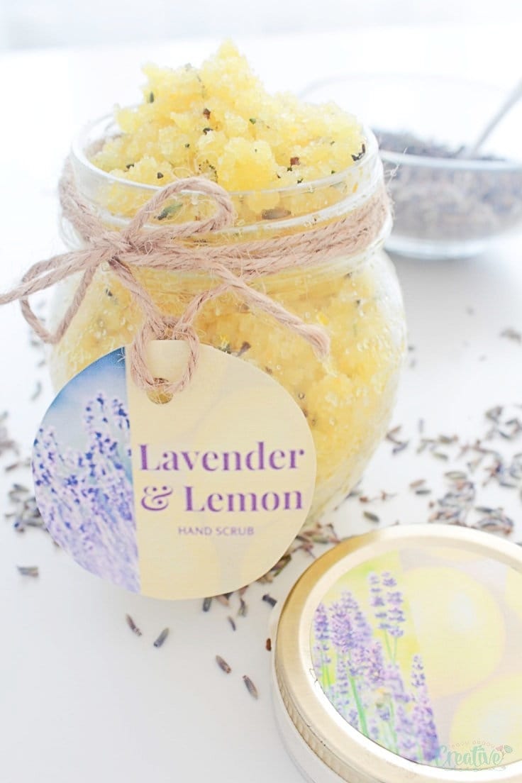 Lavender Lemon Hand Scrub Labels - Etsy