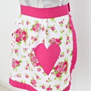 Half Apron With Heart Pockets Sewing Pattern - Etsy