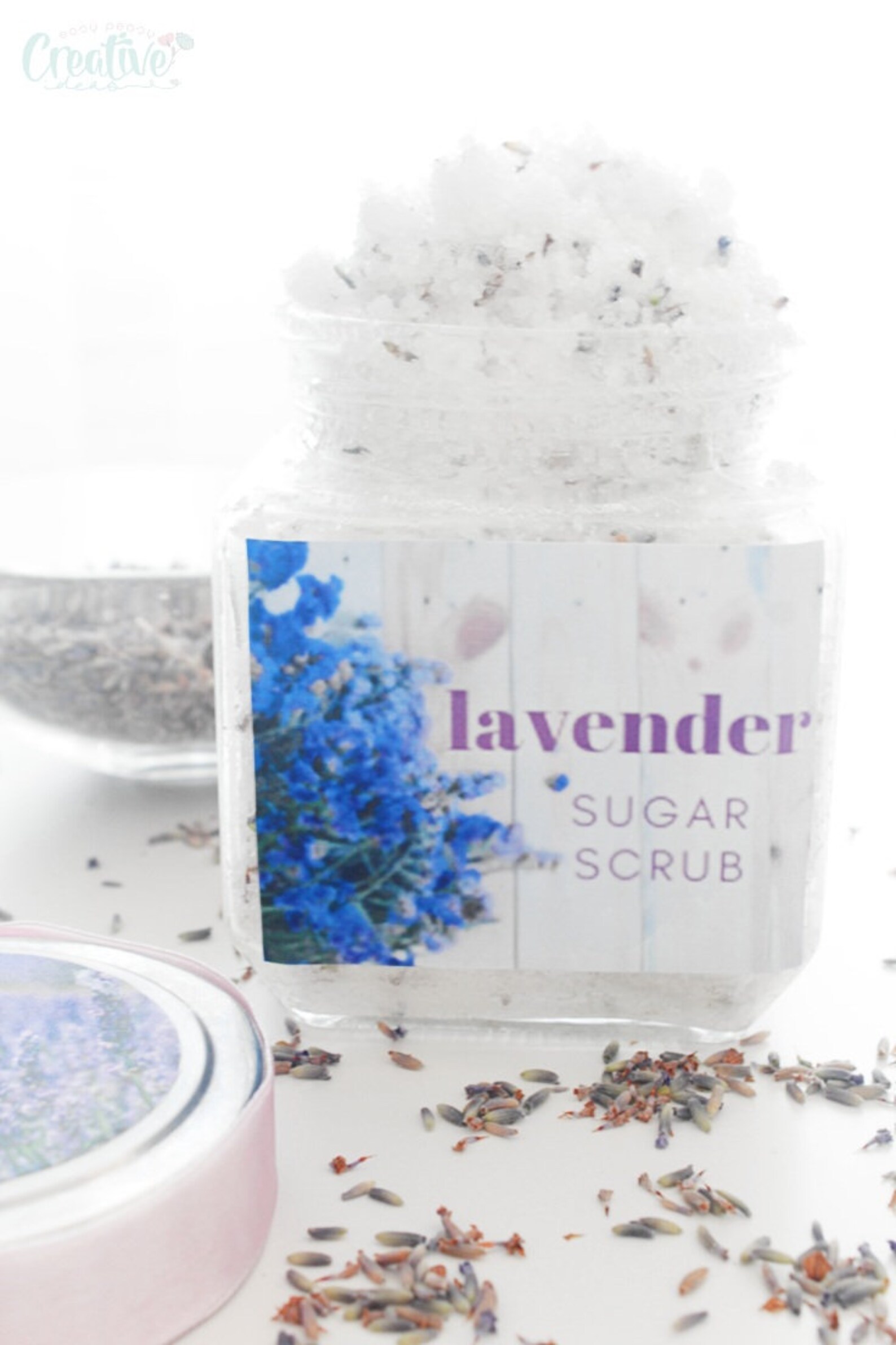 Lavender Sugar Scrub Label - Etsy