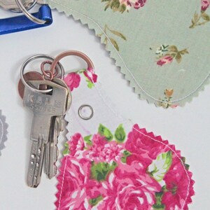 DIY Fabric Keychains Template, DIY Keychains, DIY Fabric Keychain ...