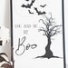 Halloween Boo Sign, Boo Sign, Boo Printable, Boo Printout, Boo Sheet ...