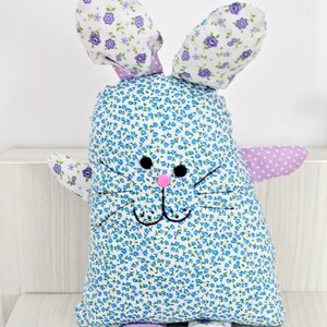 Bunny Pillow Sewing Pattern, Bunny Sewing Pattern, Bunny Pillow, Bunny ...