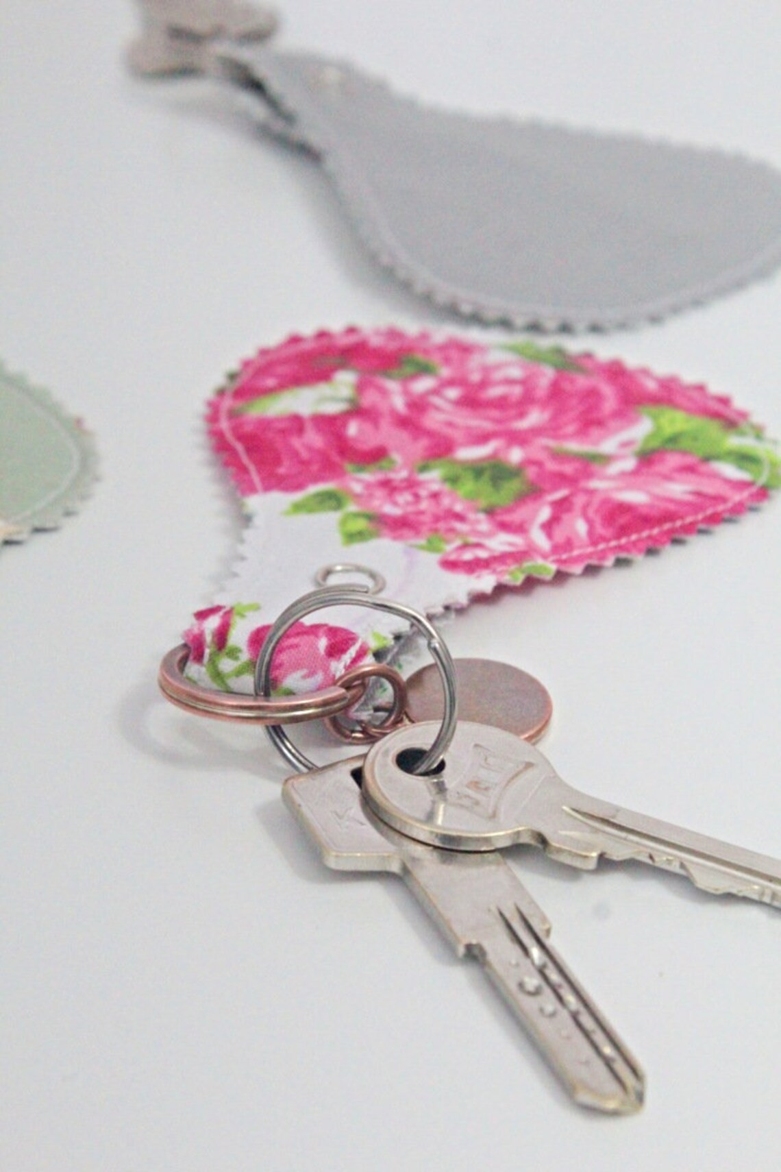 DIY Fabric Keychains Template, DIY Keychains, DIY Fabric Keychain ...