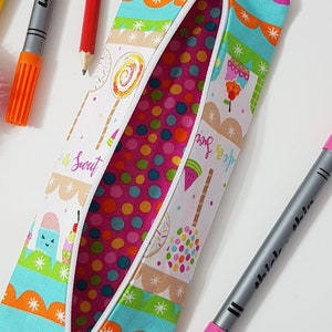 Notebook Pencil Holder Sewing Pattern, Elastic Pen Holder, Notebook ...
