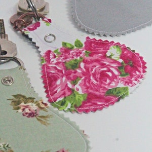 DIY Fabric Keychains Template, DIY Keychains, DIY Fabric Keychain ...