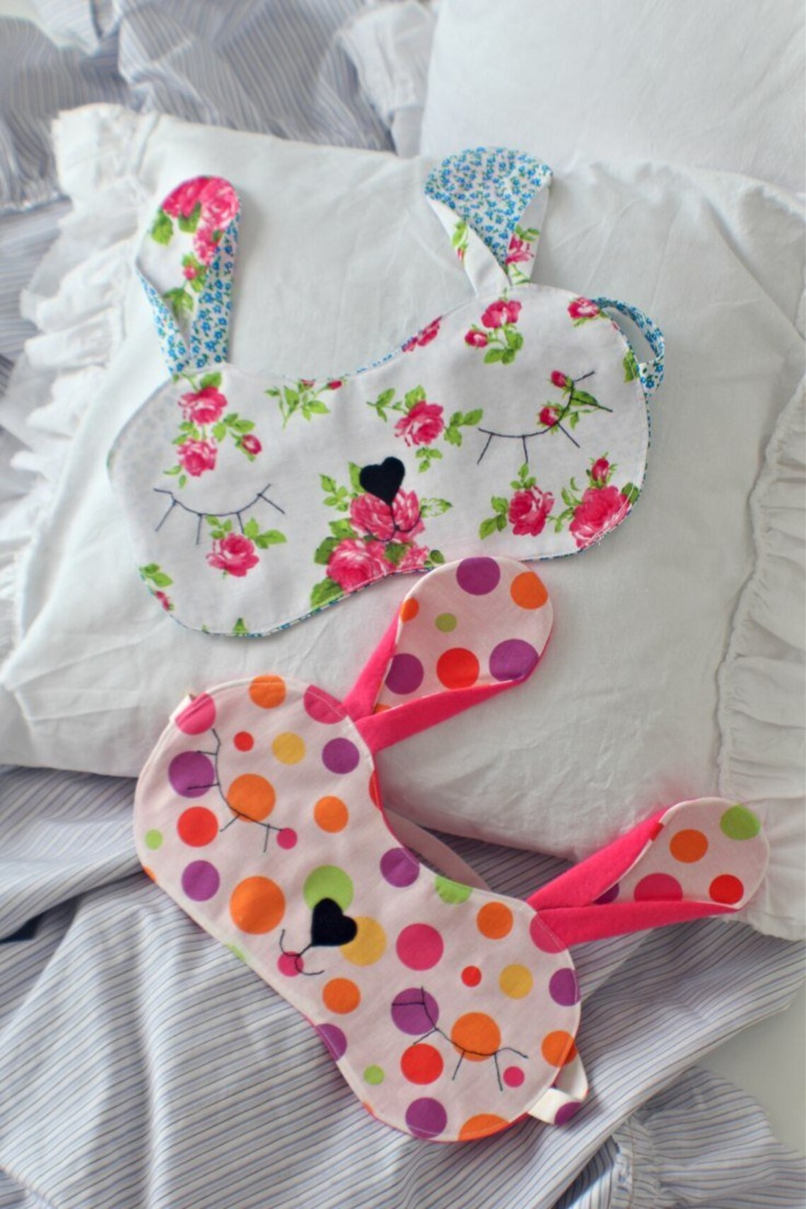 Bunny Sleeping Mask, Cute Sleep Mask, Sleeping Mask Sewing Pattern, Eye ...