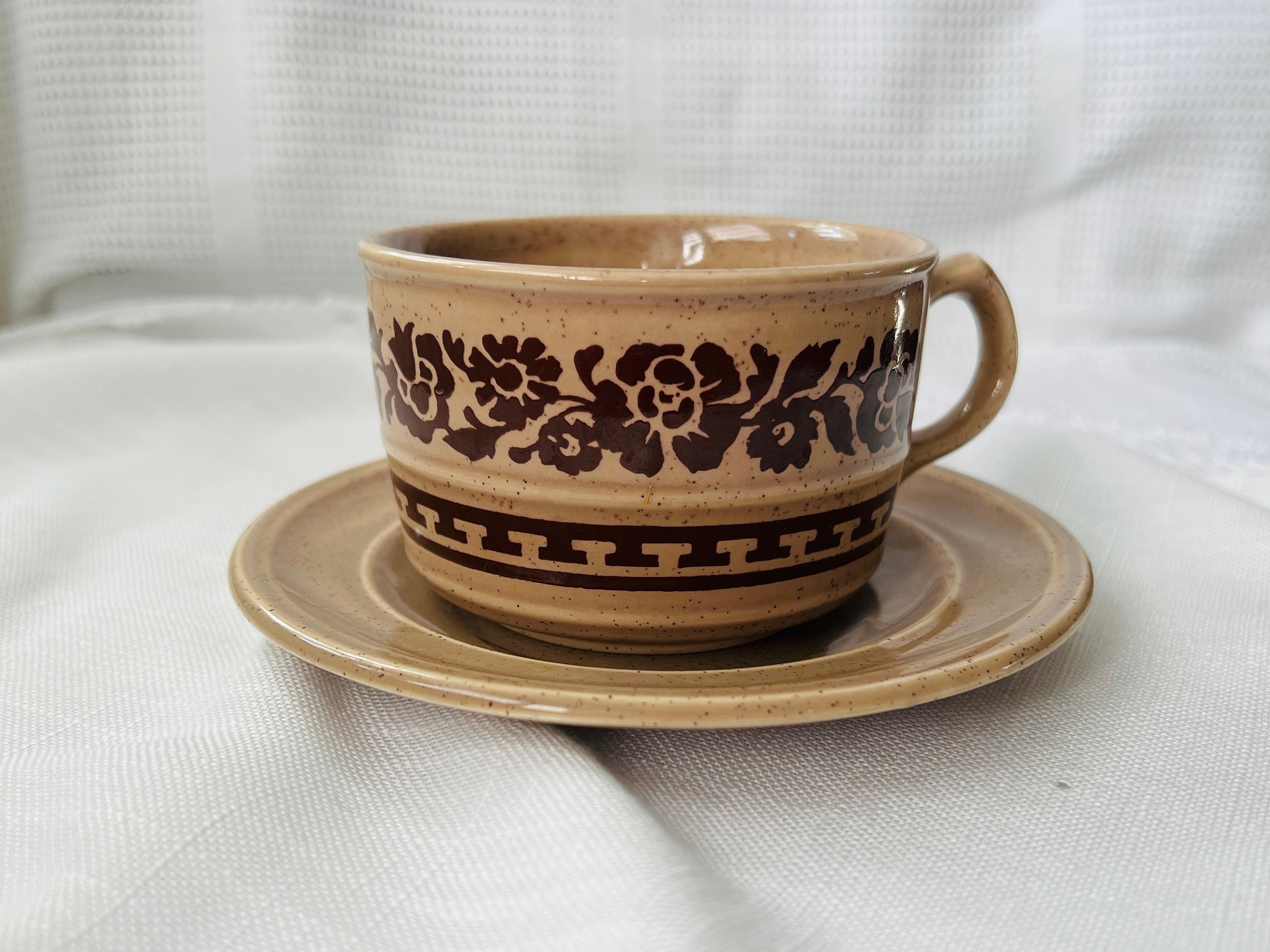 Vintage Mugs Antique Coffee Set Tams Ware Pottery Retro - Etsy