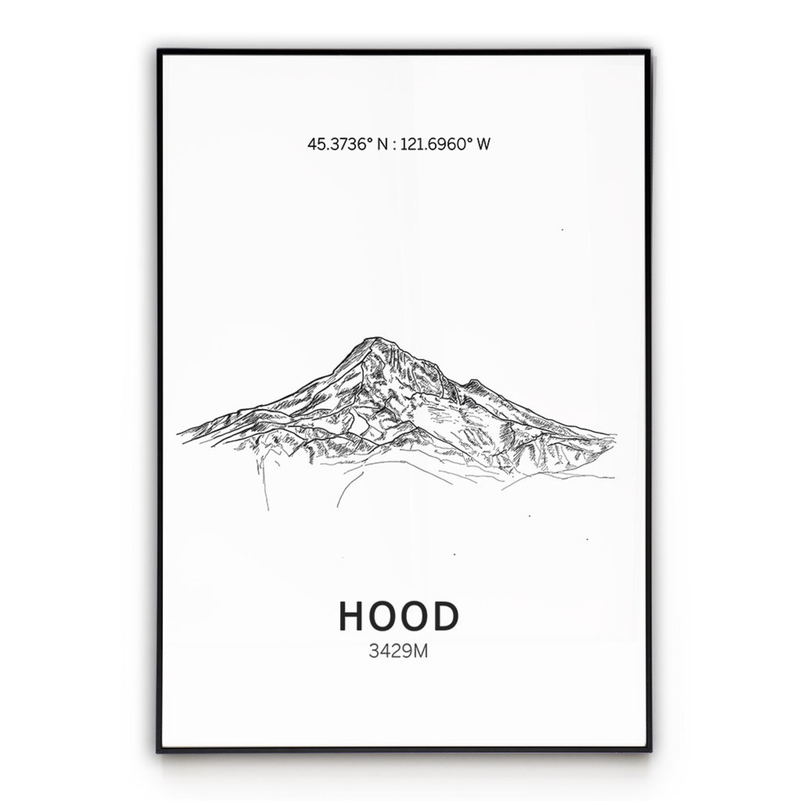 Mount Hood Poster Wall Art - Etsy