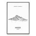 Mount Hood Poster Wall Art - Etsy