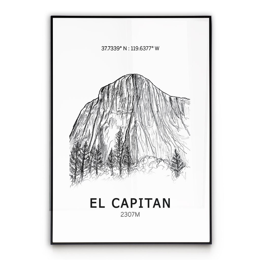 El Capitan Poster Wall Art - Etsy