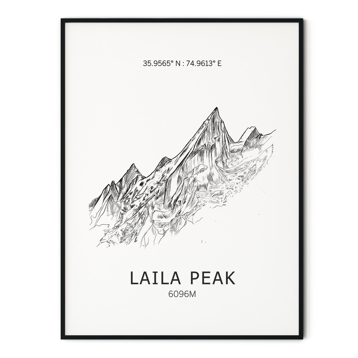 Laila Peak Poster Wall Art - Etsy