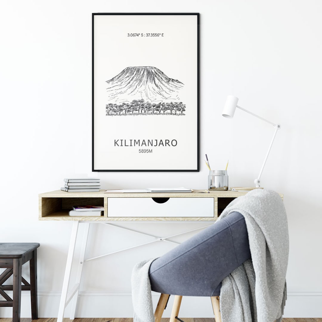 Kilimanjaro Seven Summits Poster - Etsy