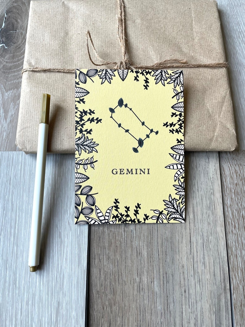 Set of 12 Zodiac Postcards Zodiac Constellation Zodiac - Etsy