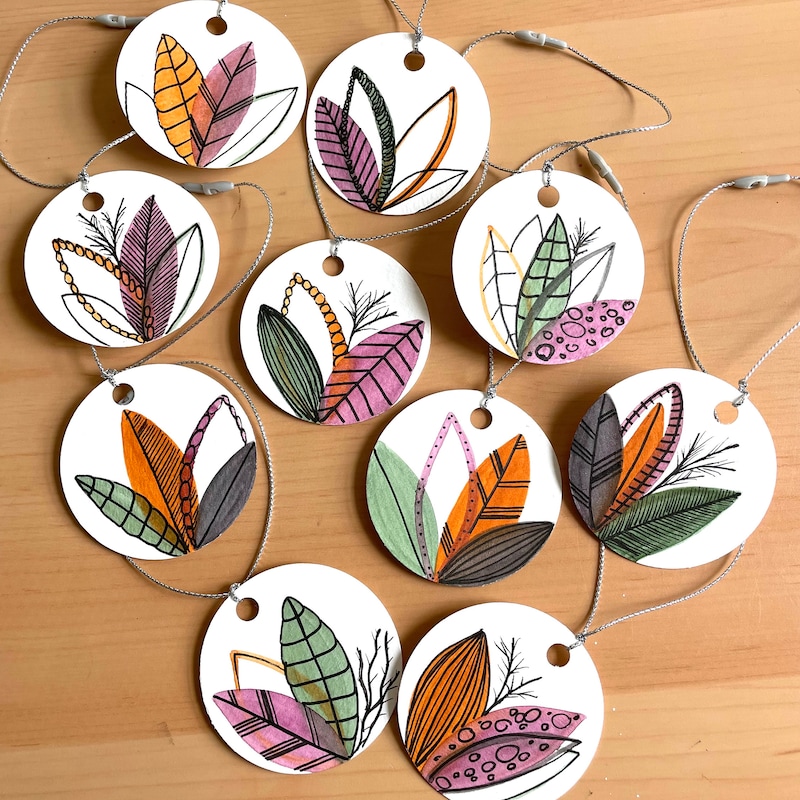 Hand Painted Tags - Etsy