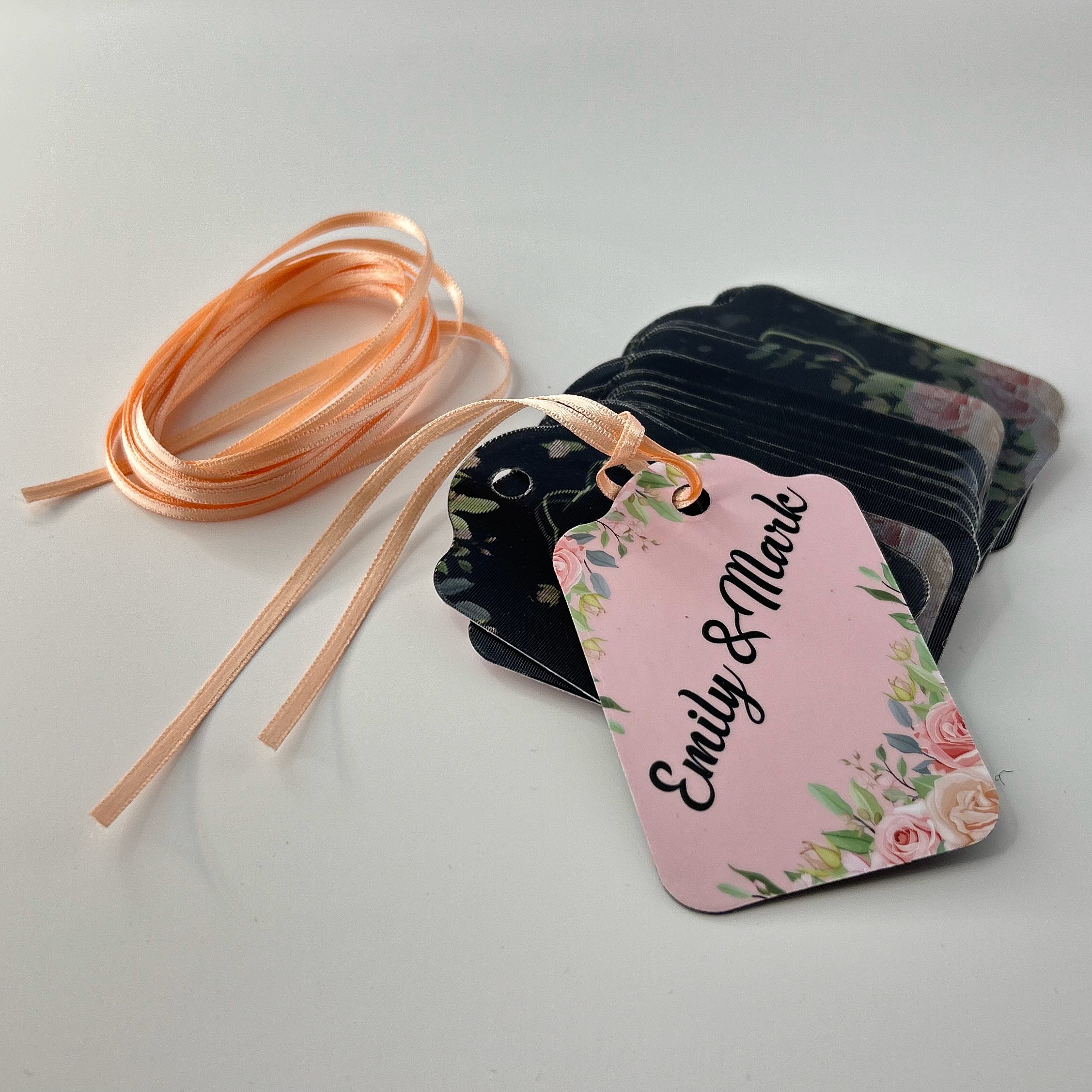 Thank You Favor Tags, Custom, Lenticular, Wedding, Personalized - Etsy