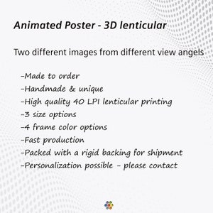 Custom Lenticular Poster From Your Photos - Etsy
