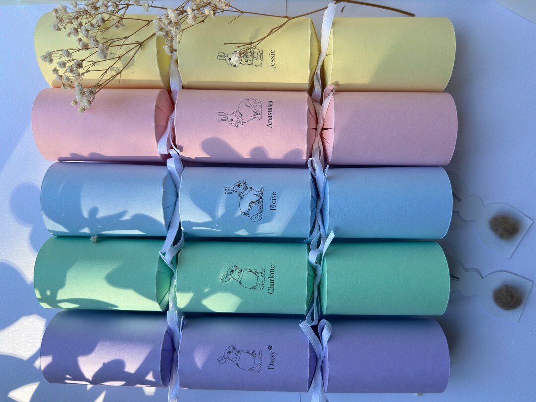Pastel MYO Crackers Spring Ostara Easter Wedding Baby Shower Bridal ...