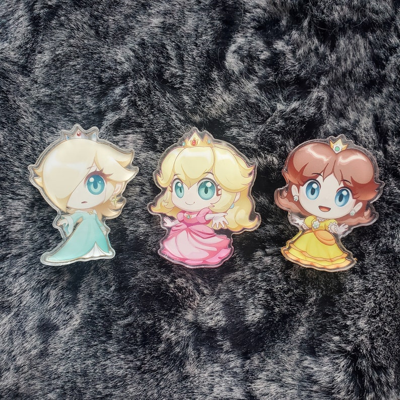 Princess Peach Princess Daisy Rosalina Pins - Etsy