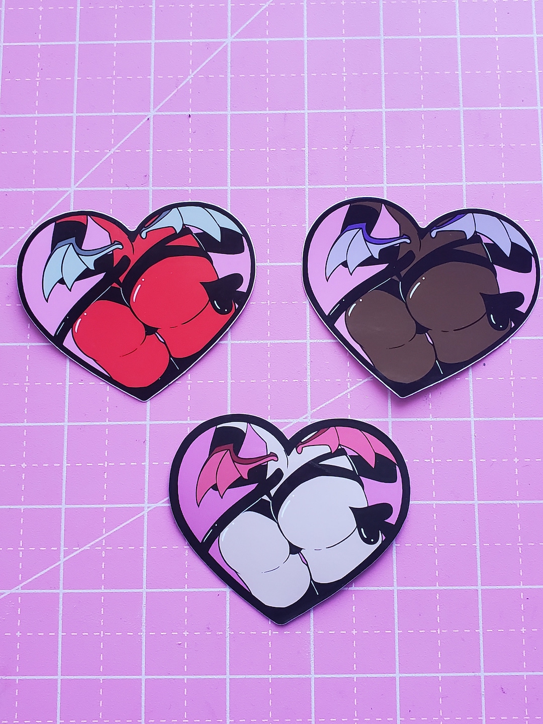 Juicy Succubus Booty Stickers - Etsy