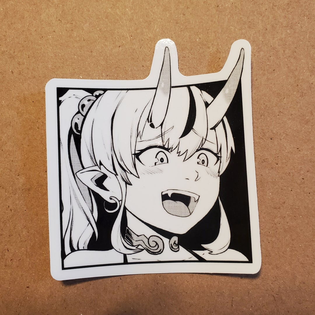 Kawaii Anime Girl Sticker - Etsy