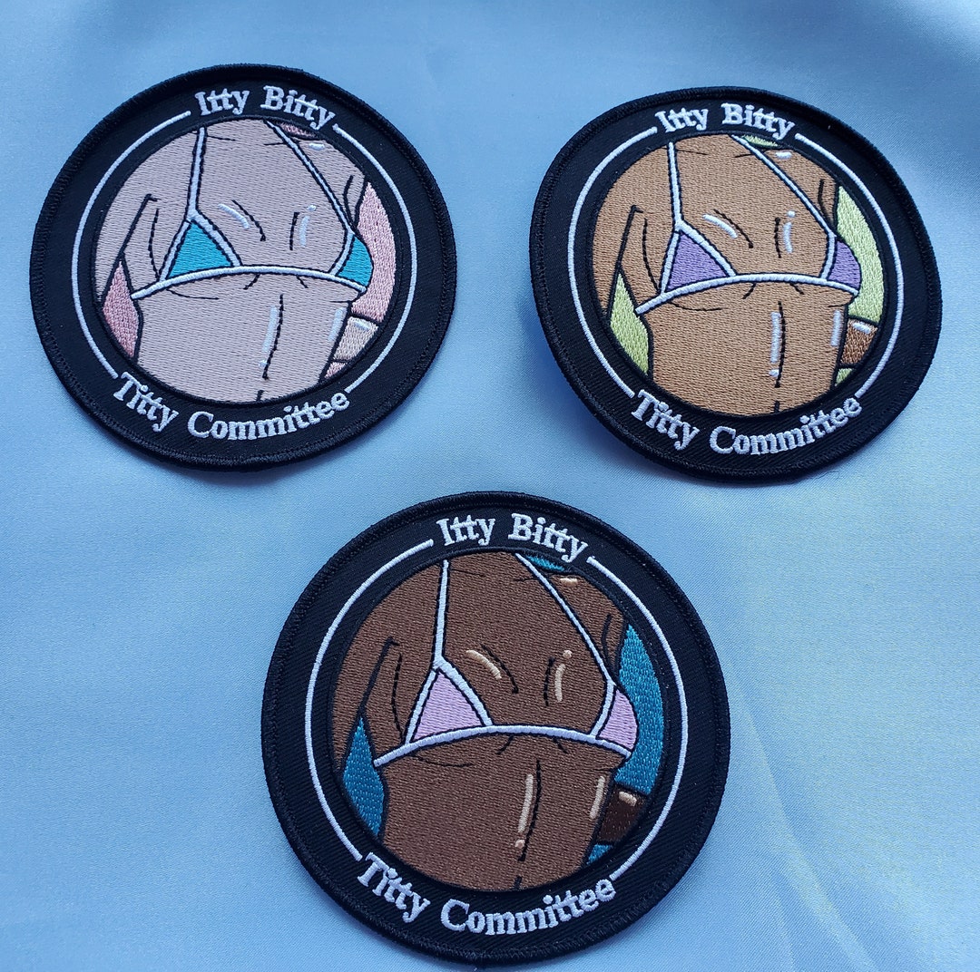 Itty Bitty Titty Committee Iron on Patch Version 2 - Etsy