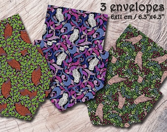 ENVELOPES Owls 1. Printable Digital Instant Download | Etsy