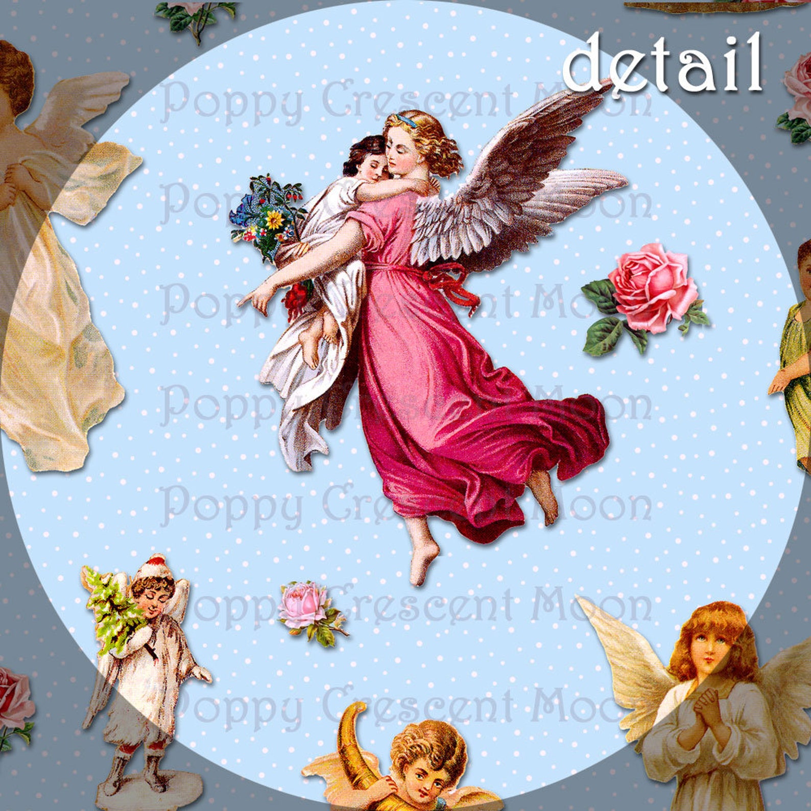 ENVELOPES - Angels. Printable, Digital, Instant Download, Envelope ...